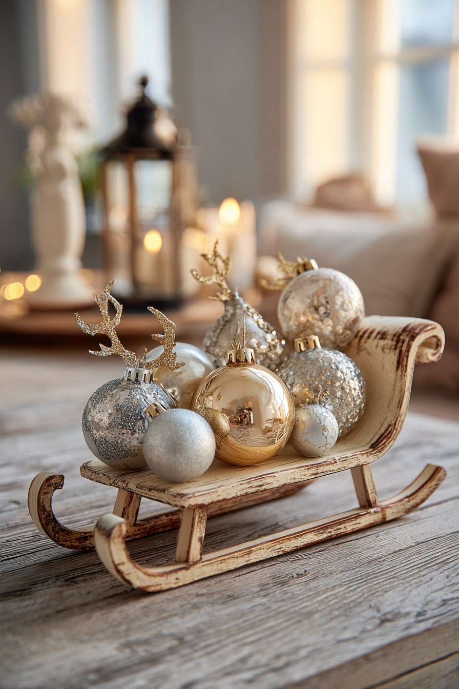 10+ Creative DIY Christmas Sleigh Decoration Ideas